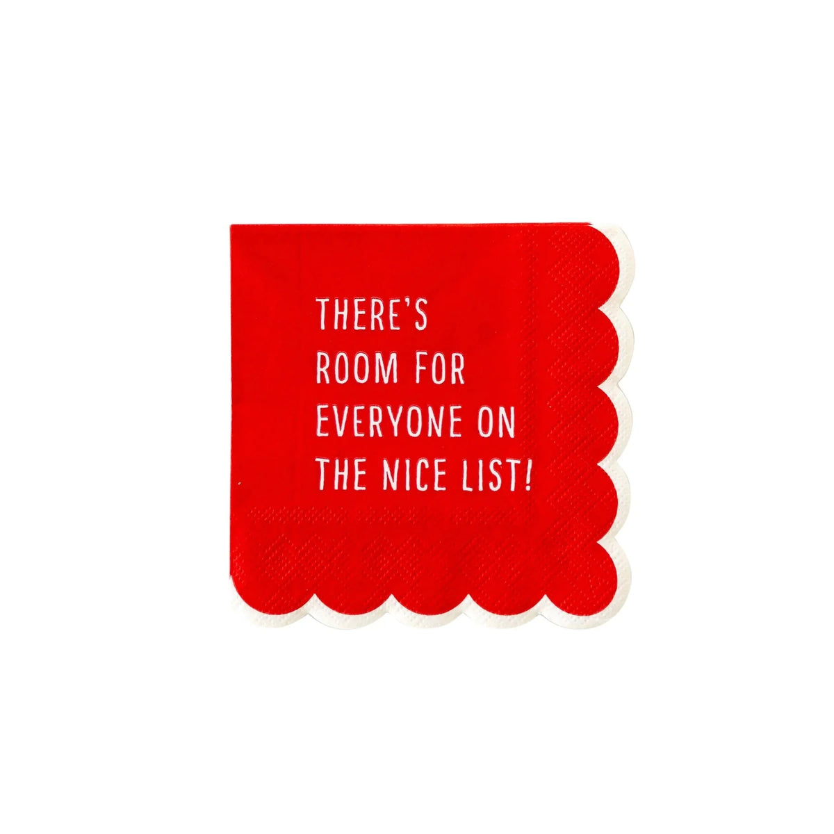 Christmas Elf Scalloped Cocktail Napkins – THE HOLIDAY HOUSE