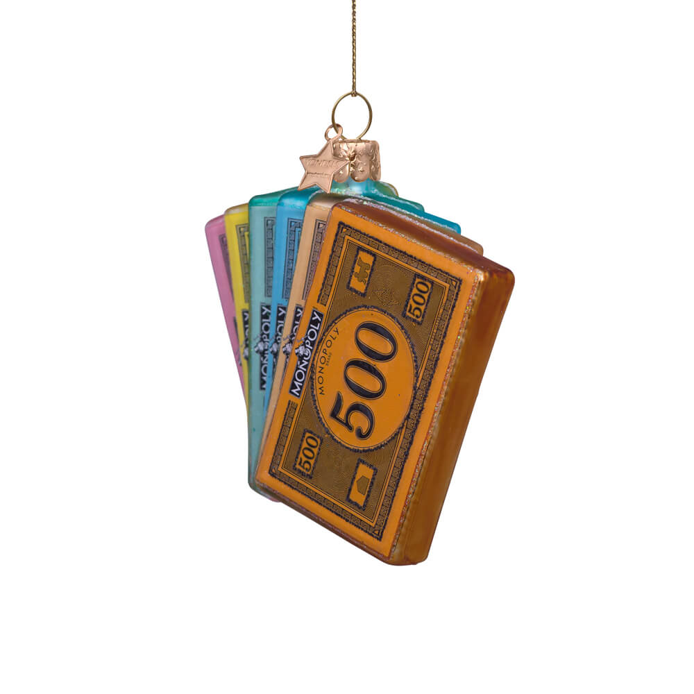 Monopoly Money Fan Ornament | THE HOLIDAY HOUSE