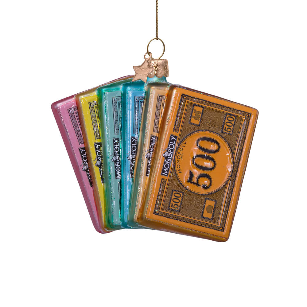 Monopoly Money Fan Ornament | THE HOLIDAY HOUSE