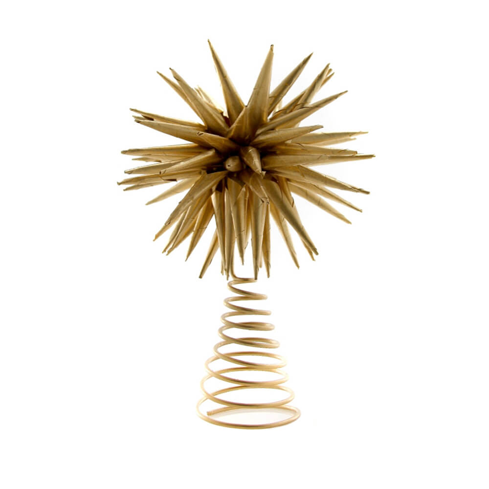 Gold Pajaki Tree Topper 8" | THE HOLIDAY HOUSE