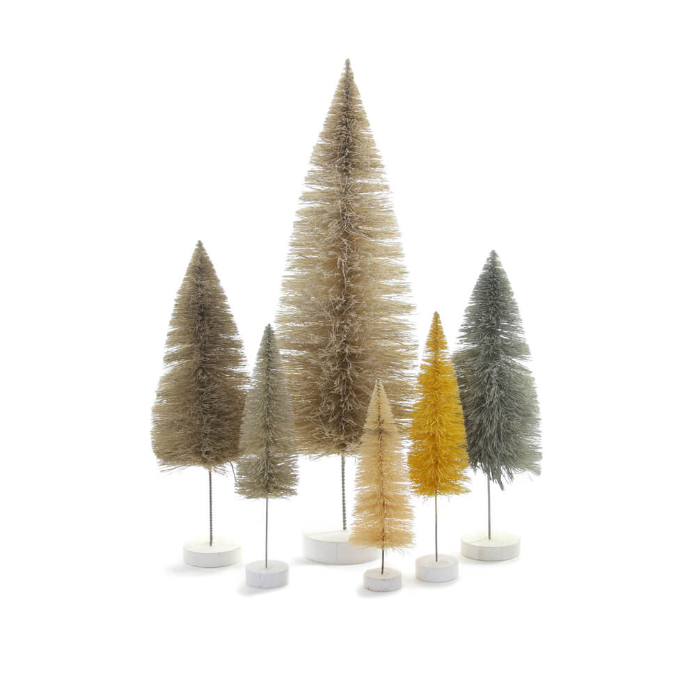 White Rainbow Trees (Set of 6) | THE HOLIDAY HOUSE